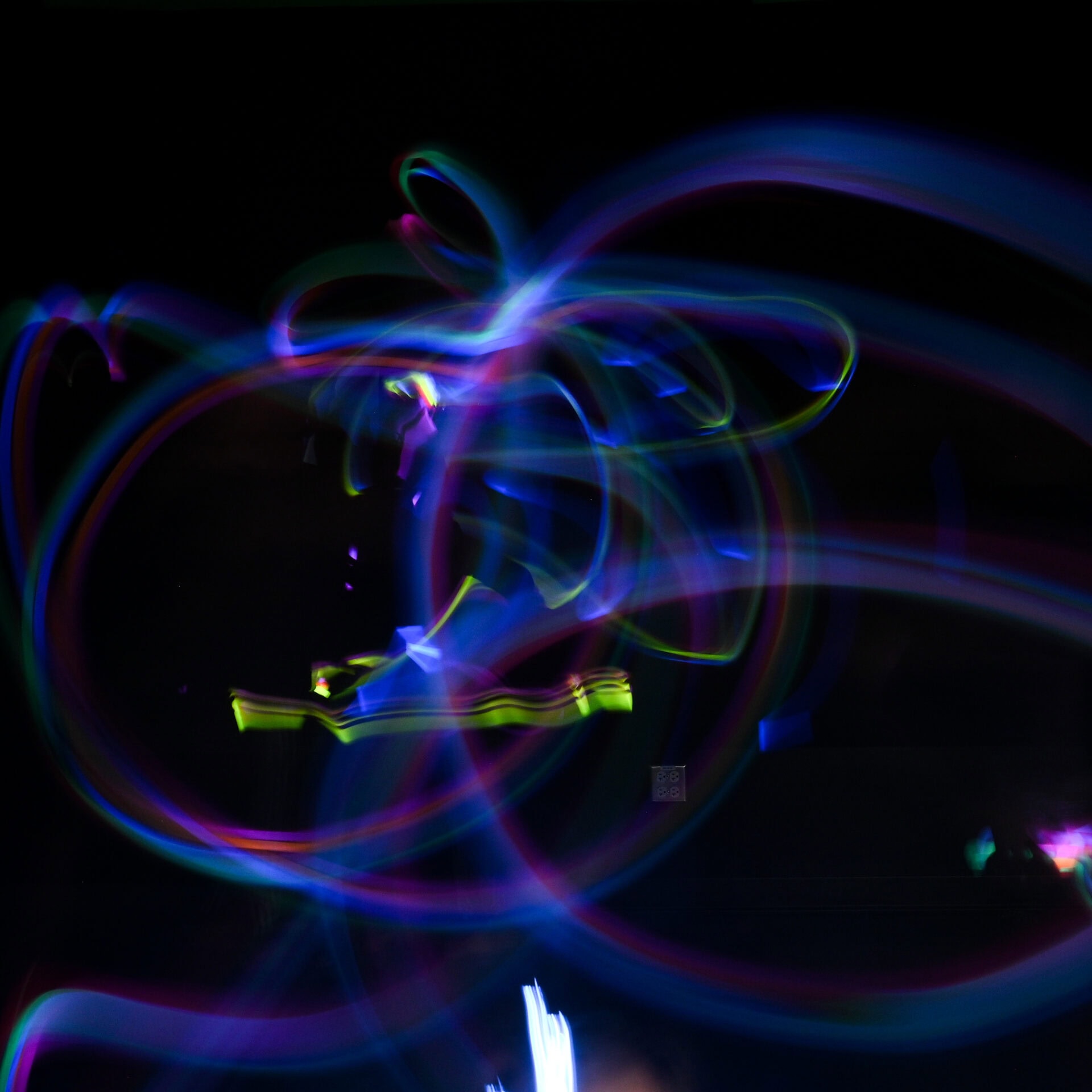 Teen Light Painting - Fountaindale Public Library