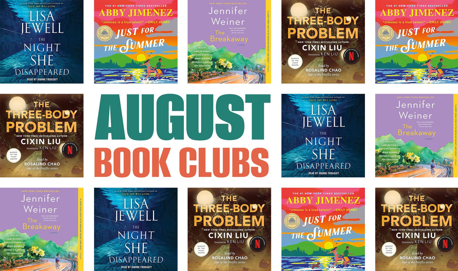 Book Club Selections for August 2025 - Fountaindale Public Library