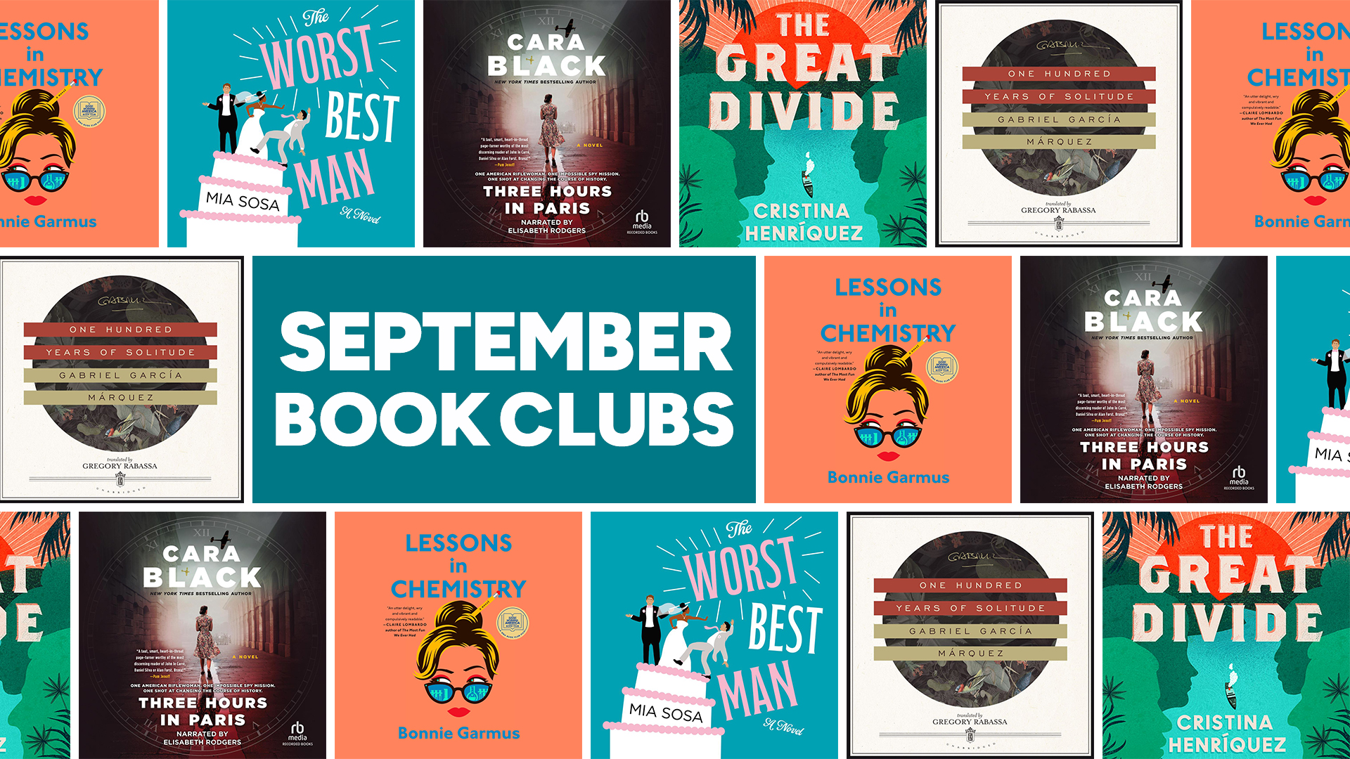 Upcoming Book Clubs (September 2024): Lessons in Chemistry, The Worst ...