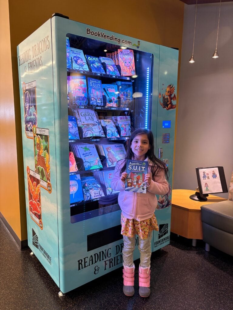 Meet our Book Vending Machine in Children's Services - Fountaindale ...