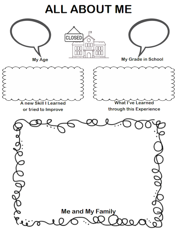 Create a "My Stay at Home Journal" for Children - Fountaindale Public ...